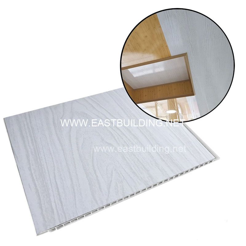 PVC Ceiling Cladding Sparkle White width 250mm thickness 5mm thickness 8mm